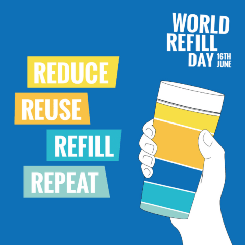 World Refill Day | Refill | Join the Refill Revolution, 16th June 2021