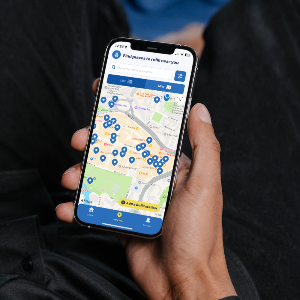 Home - Refill - find places to eat, drink and shop with less waste