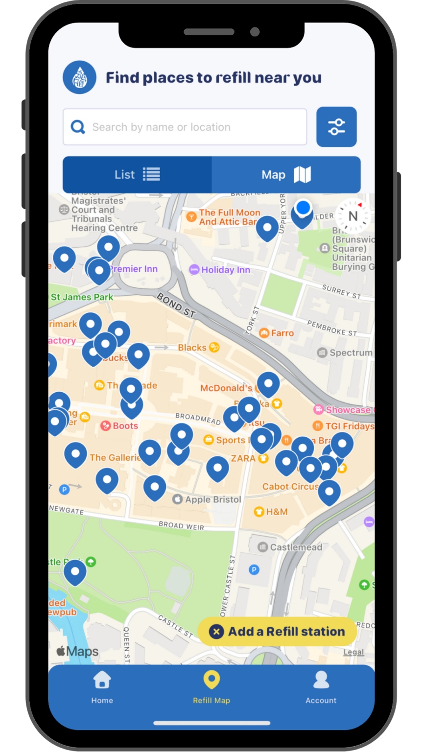 Home - Refill - find places to eat, drink and shop with less waste